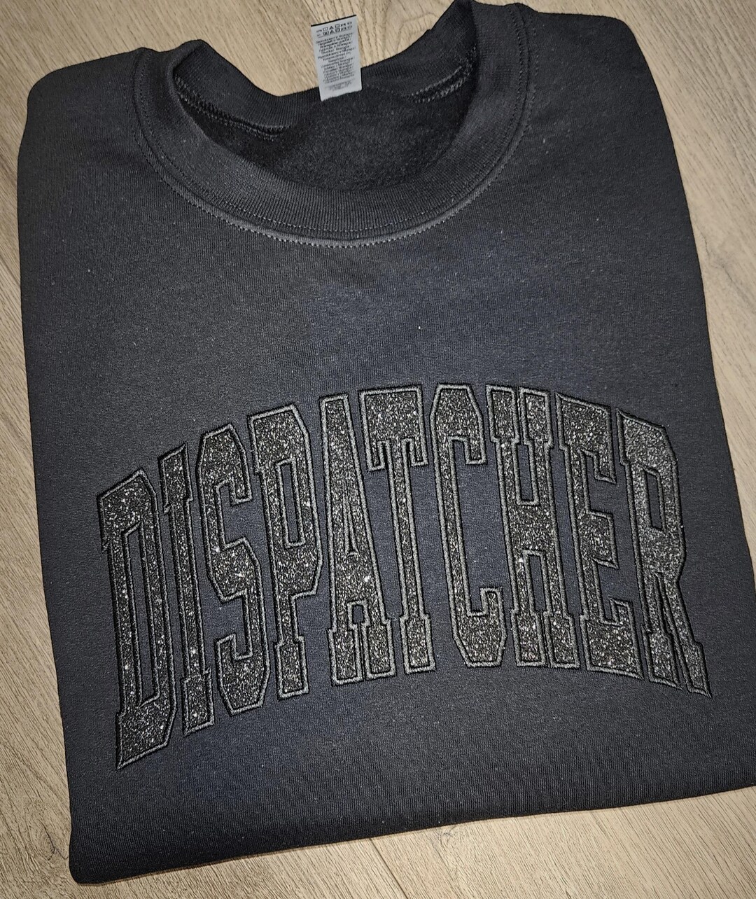 Black on Black DISPATCHER Tshirt or Sweatshirt - Etsy