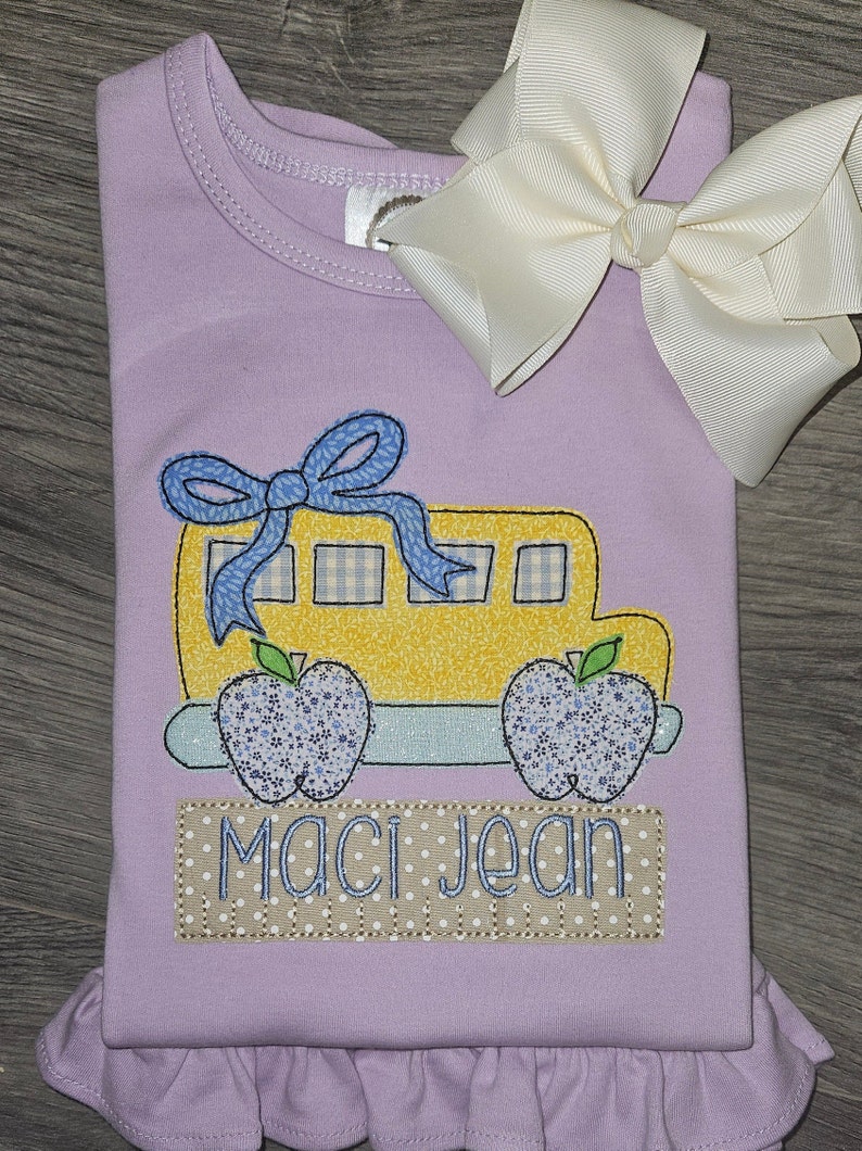 Personalized Back to School Bus - Etsy
