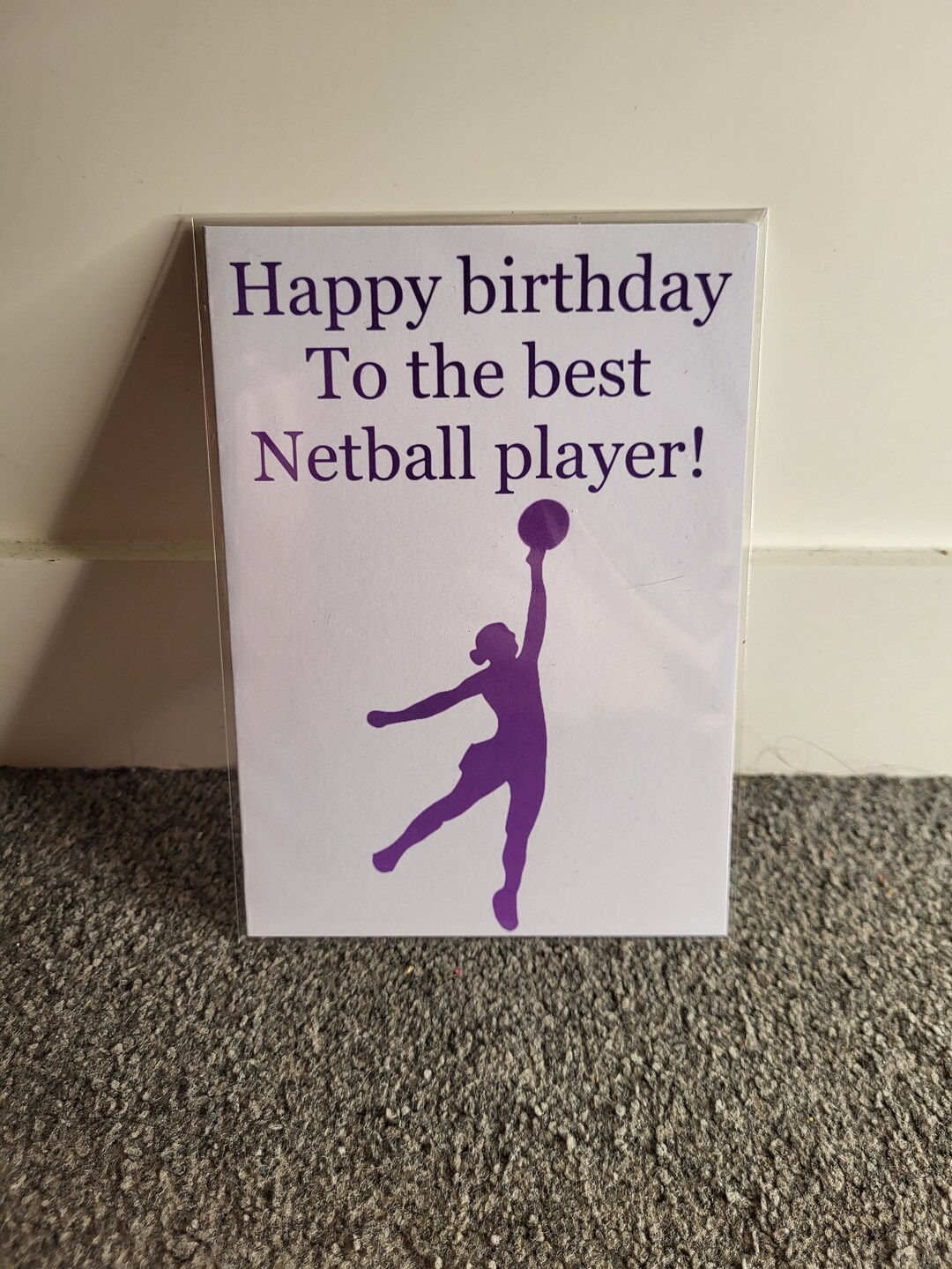 Netball Birthday Card - Etsy