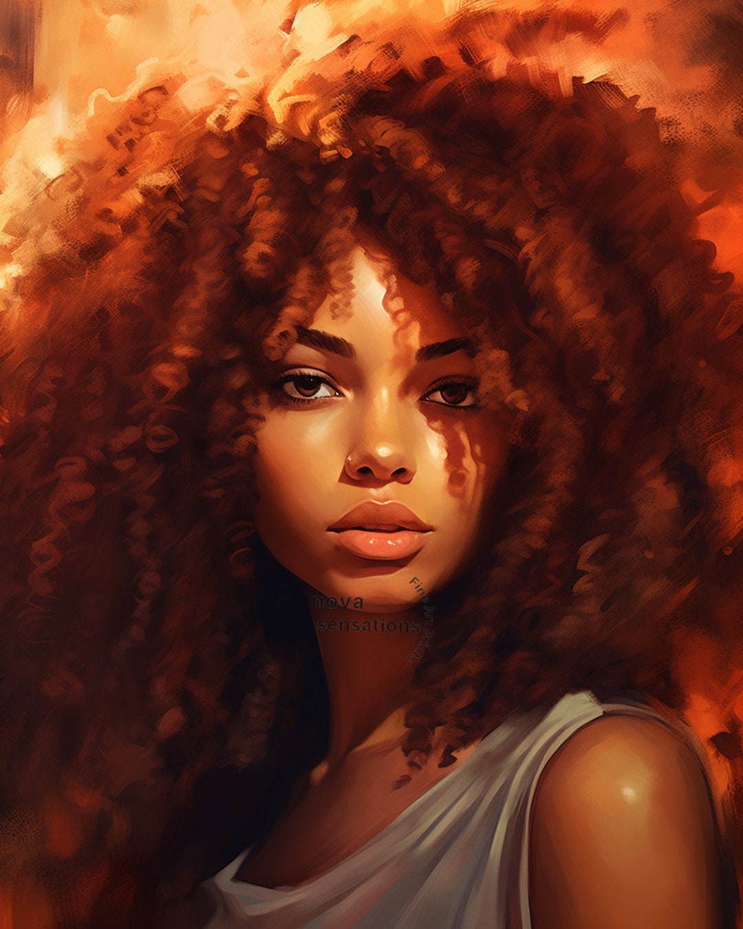 Premium Canvas & Framed Paper Print, Girl Portrait, Giclée Print - Etsy