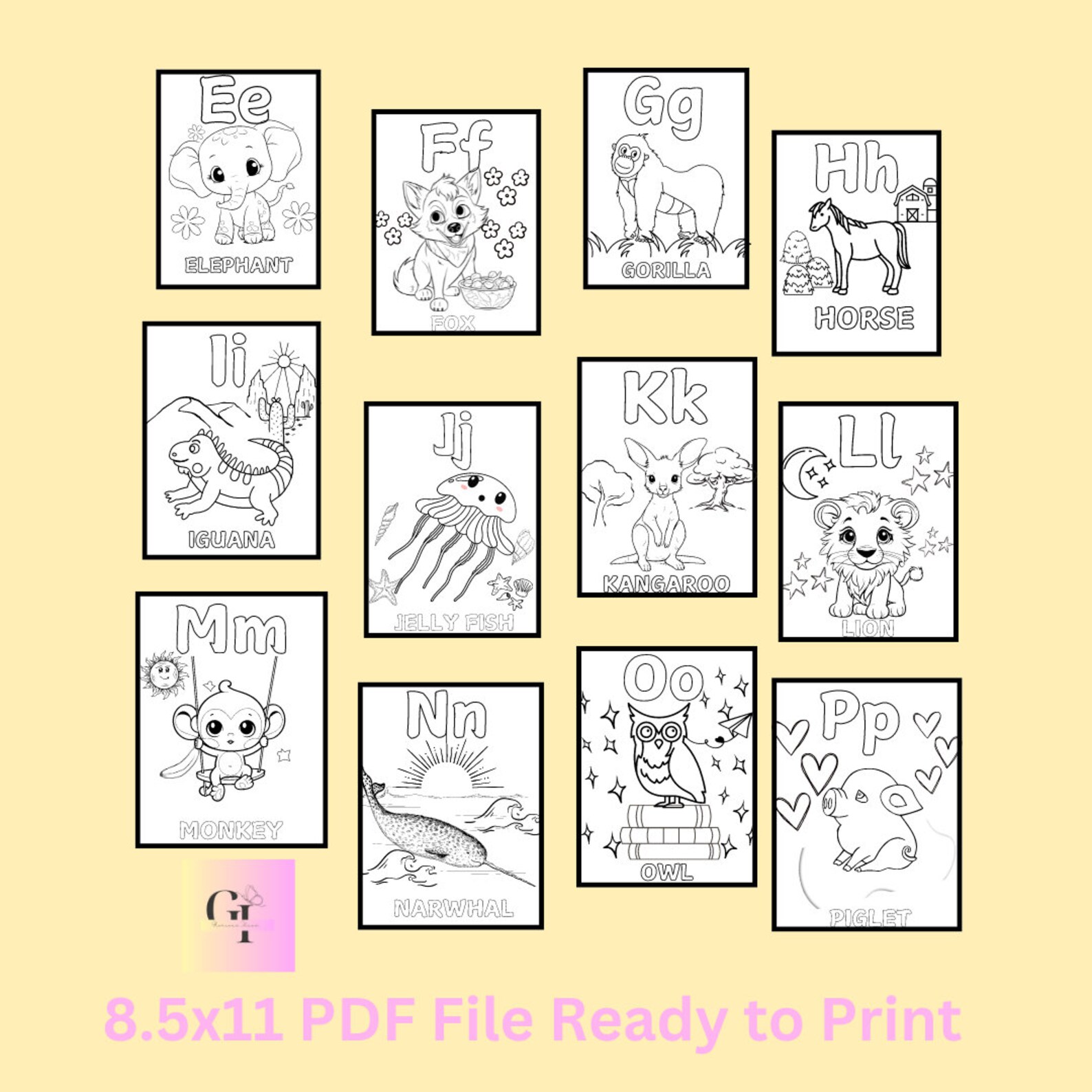 Coloring Book, Alphabet Coloring Page, Preschool Coloring Page ...