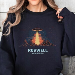 Roswell New Mexico Sweater, Roswell UFO Sweatshirt, Roswell NM Pullover ...