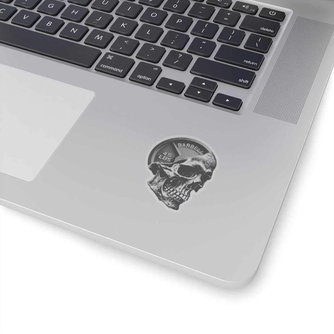 Skull Weight Sticker, Skull Sticker, Skull Decal, Laptop Vinyl Sticker ...