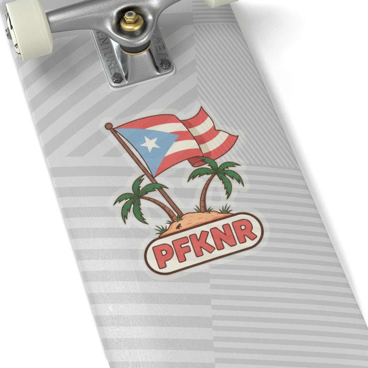 PFKNR Sticker, Yo Soy De PFNKR Decal, Puerto Rican Flag Palm Trees ...