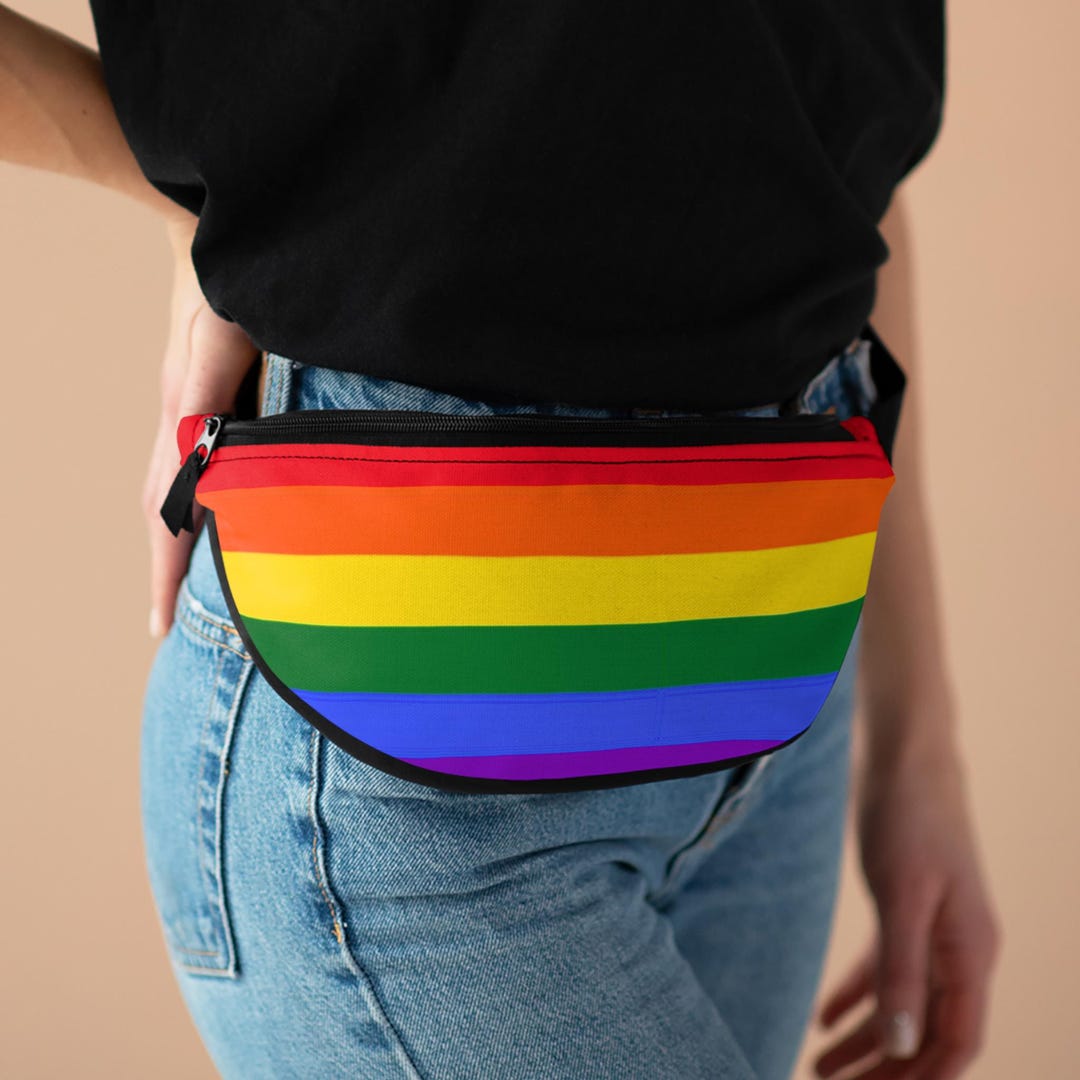 Rainbow Fanny Pack, LGBTQ Fanny Pack, Rainbow Flag Fanny Pack, Gift for ...