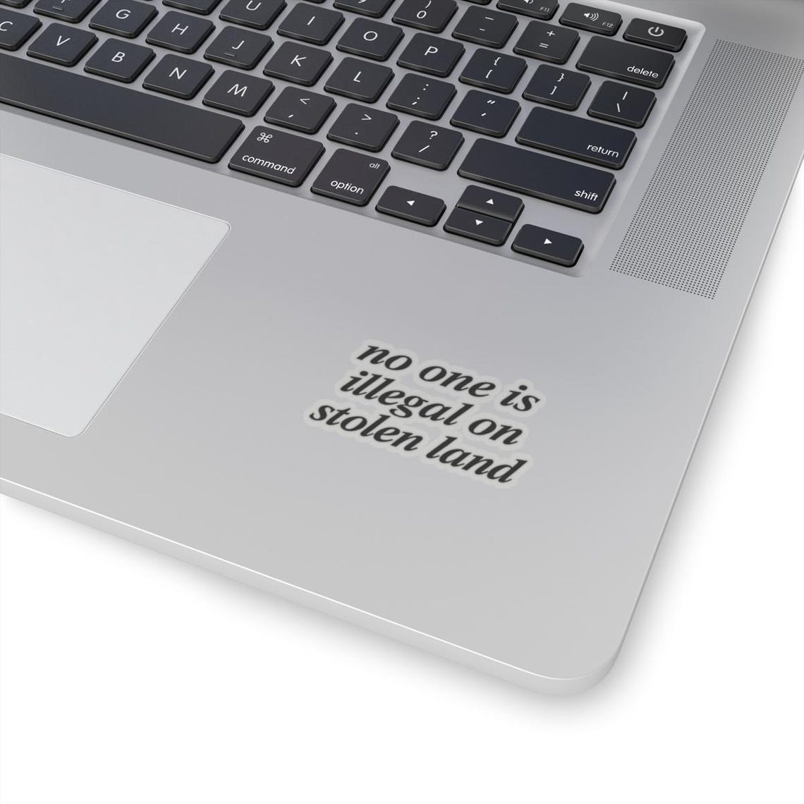 No One is Illegal on Stolen Land Sticker, Social Justice Decor, Laptop ...