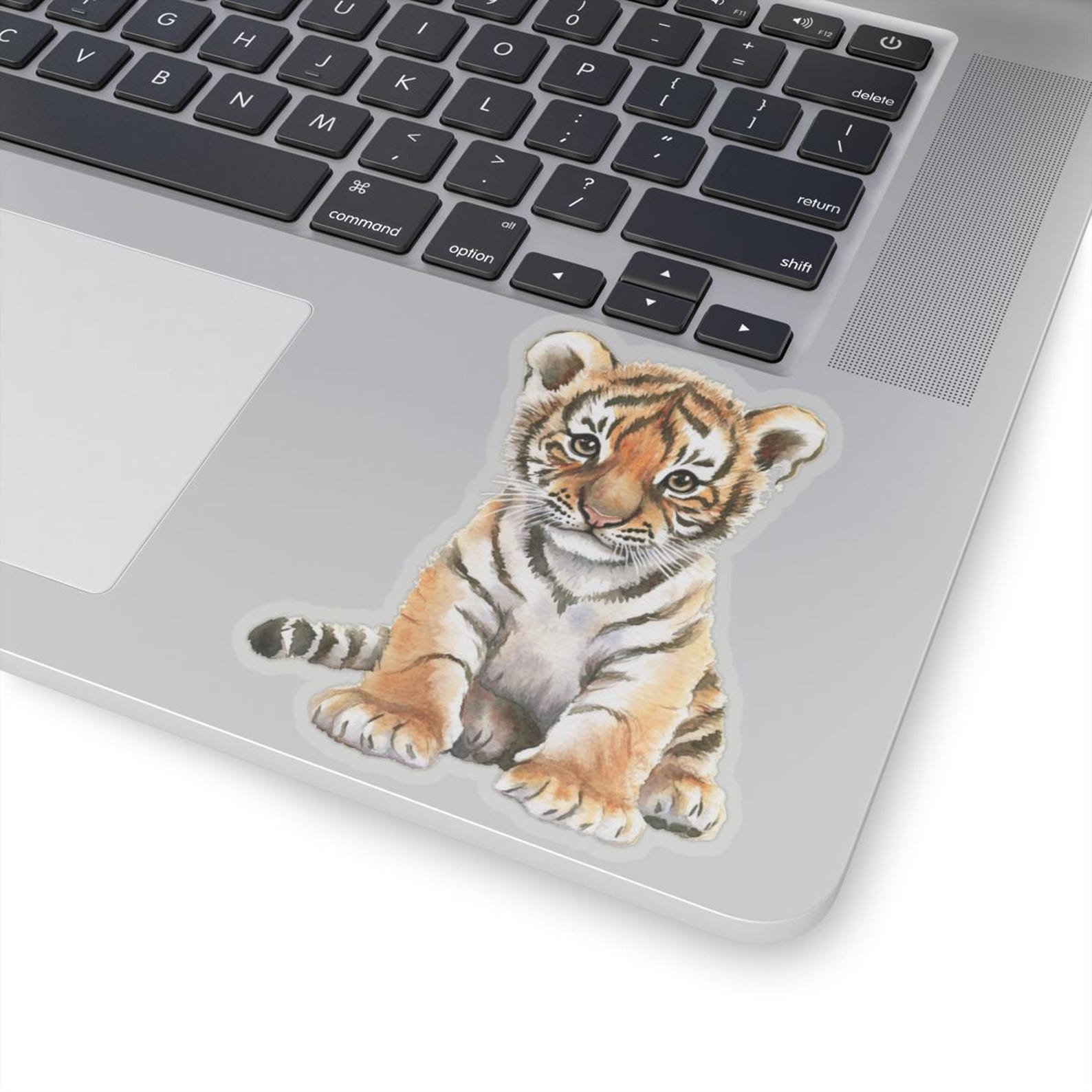 Tiger Cub Sticker, Cute Tiger Sticker, Cute Vinyl Decal, Cat Phone ...