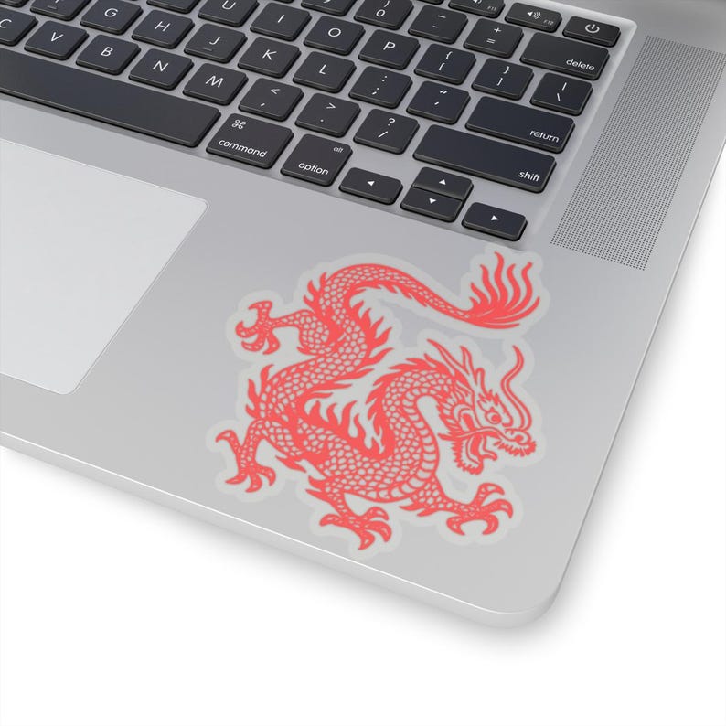 Chinese Dragon Sticker, Lucky Symbol, Chinese New Year Decal, Perfect ...