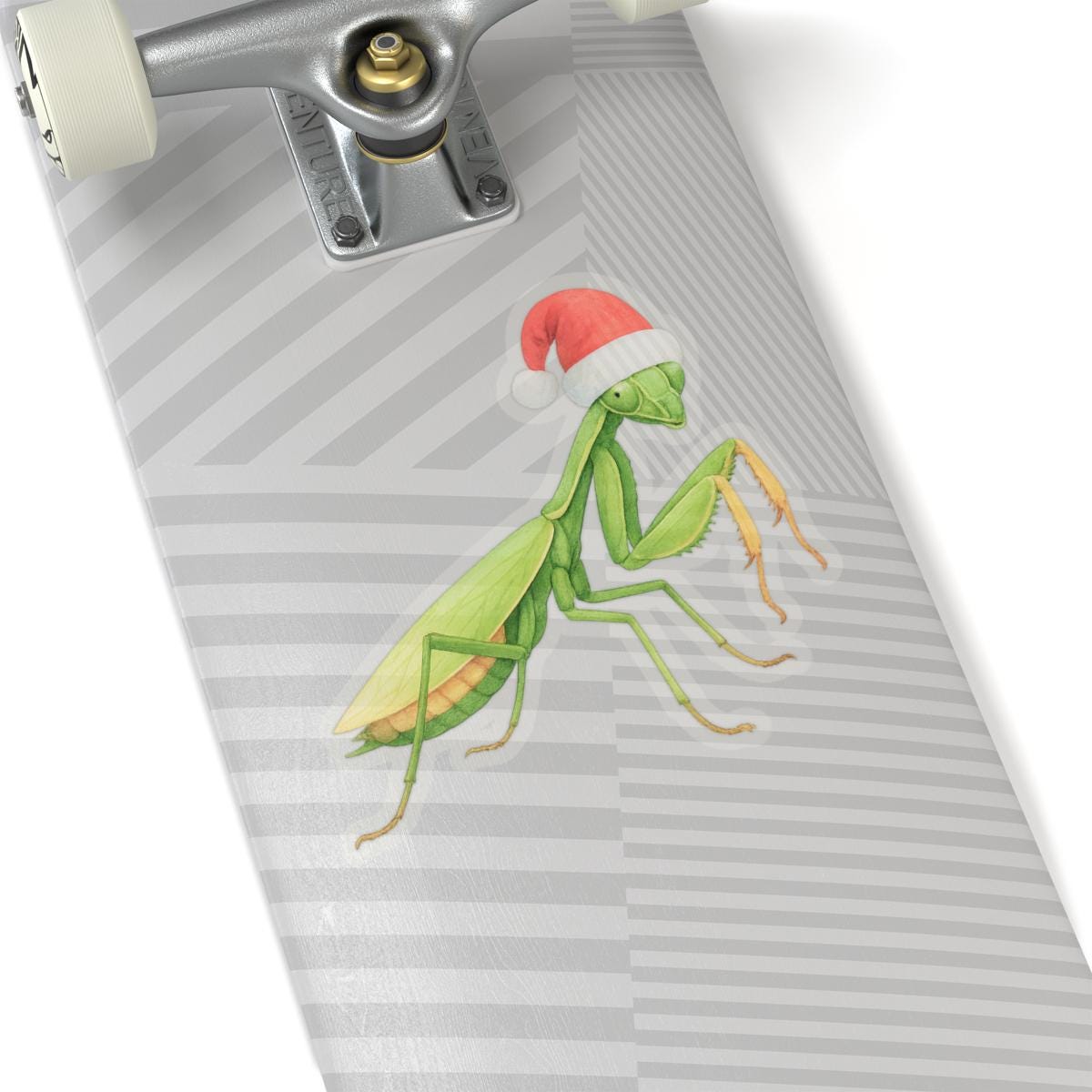 Santa Hat Praying Mantis Sticker, Insect Vinyl Decal, Laptop Sticker ...