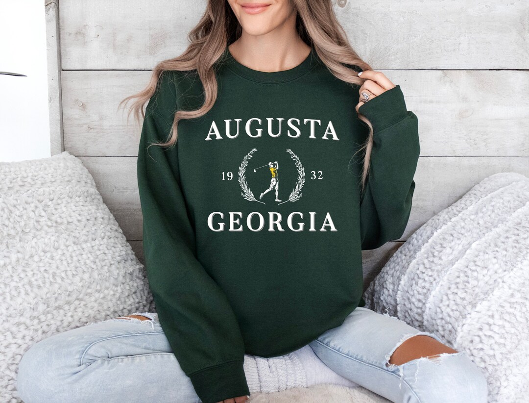 Augusta Sweatshirt, Augusta Vintage Style Golf Sweatshirt, Augusta ...