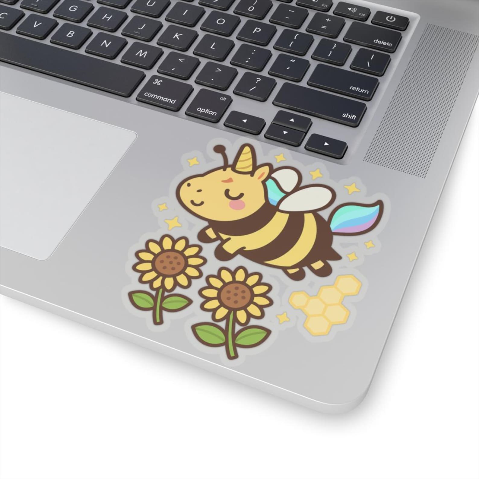 Bee Unicorn Sticker, Magical Hybrid Decal for Laptops, Water Bottles ...