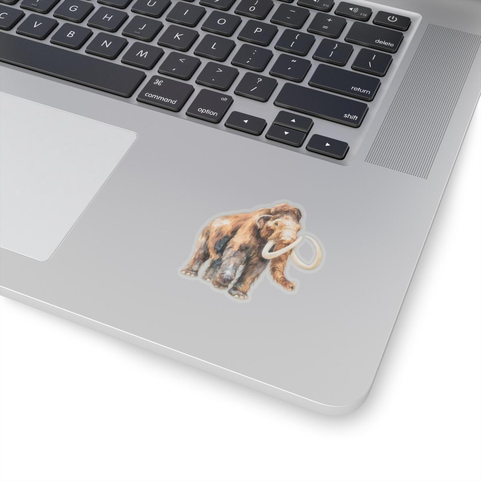 Mammoth Sticker, Woolly Mammoth Decal, Pleistocene Art, Ice Age ...