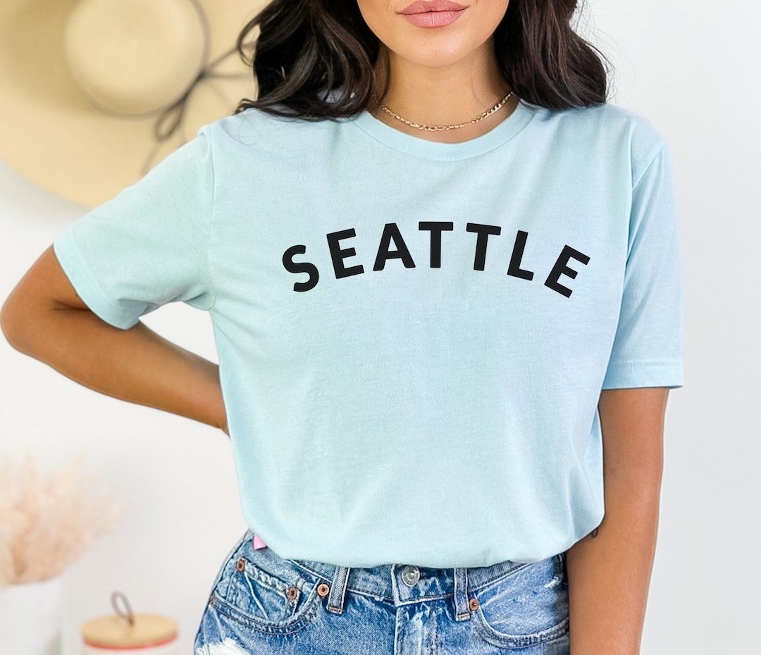 Seattle T-shirt, Seattle Tee, Washington Top, Seattle Shirt, Vacation ...