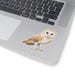 Barn Owl Sticker, Owl Decal, Nature Animals Sticker, Laptop Decal ...