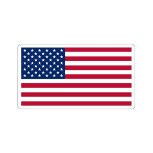 American Flag Sticker, USA Flag, Patriotic Sticker, USA Laptop Sticker ...