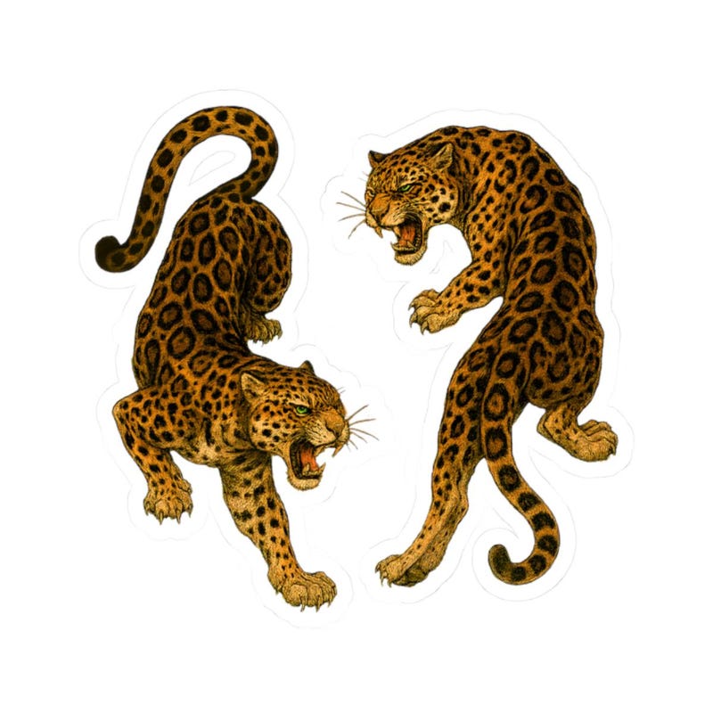 Leopard Wall Decal - Etsy