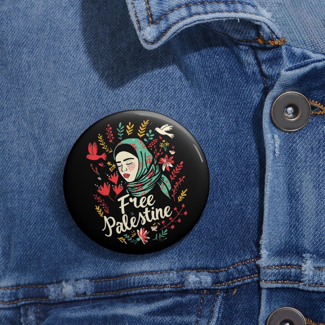 Free Palestine Pin, Palestine Pin, Support Gaza Pin, Peace in Palestine ...