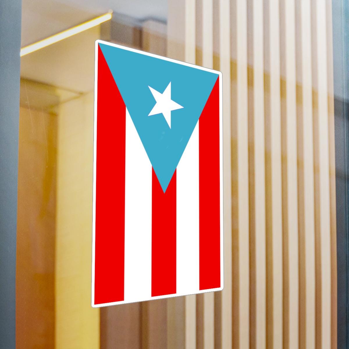 Puerto Rico Flag Sticker, Light Blue Version, Puerto Rican ...