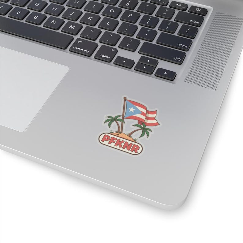 PFKNR Sticker, Yo Soy De PFNKR Decal, Puerto Rican Flag Palm Trees ...