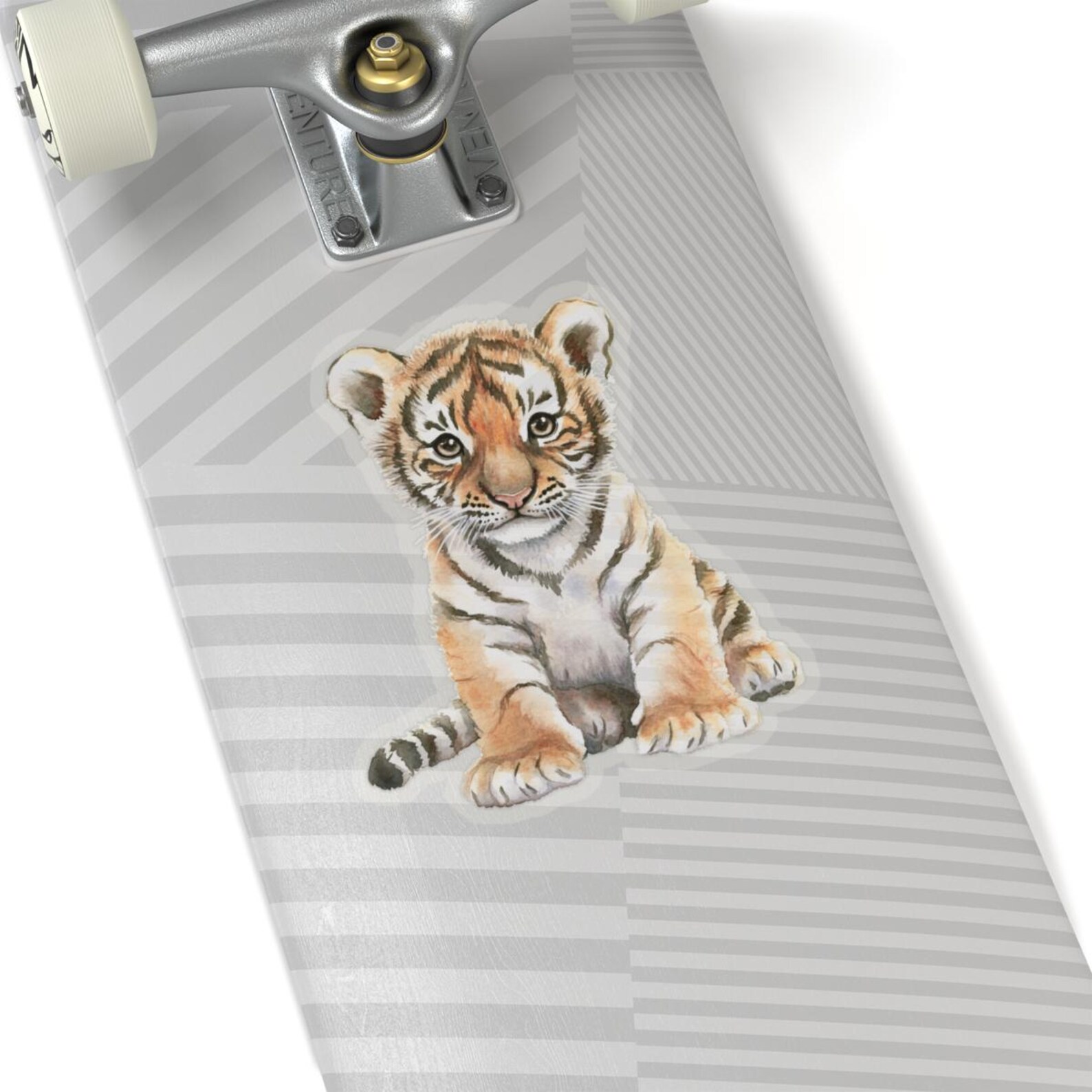 Tiger Cub Sticker, Cute Tiger Sticker, Cute Vinyl Decal, Cat Phone ...