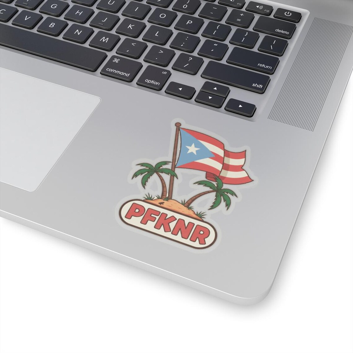 PFKNR Sticker, Yo Soy De PFNKR Decal, Puerto Rican Flag Palm Trees ...