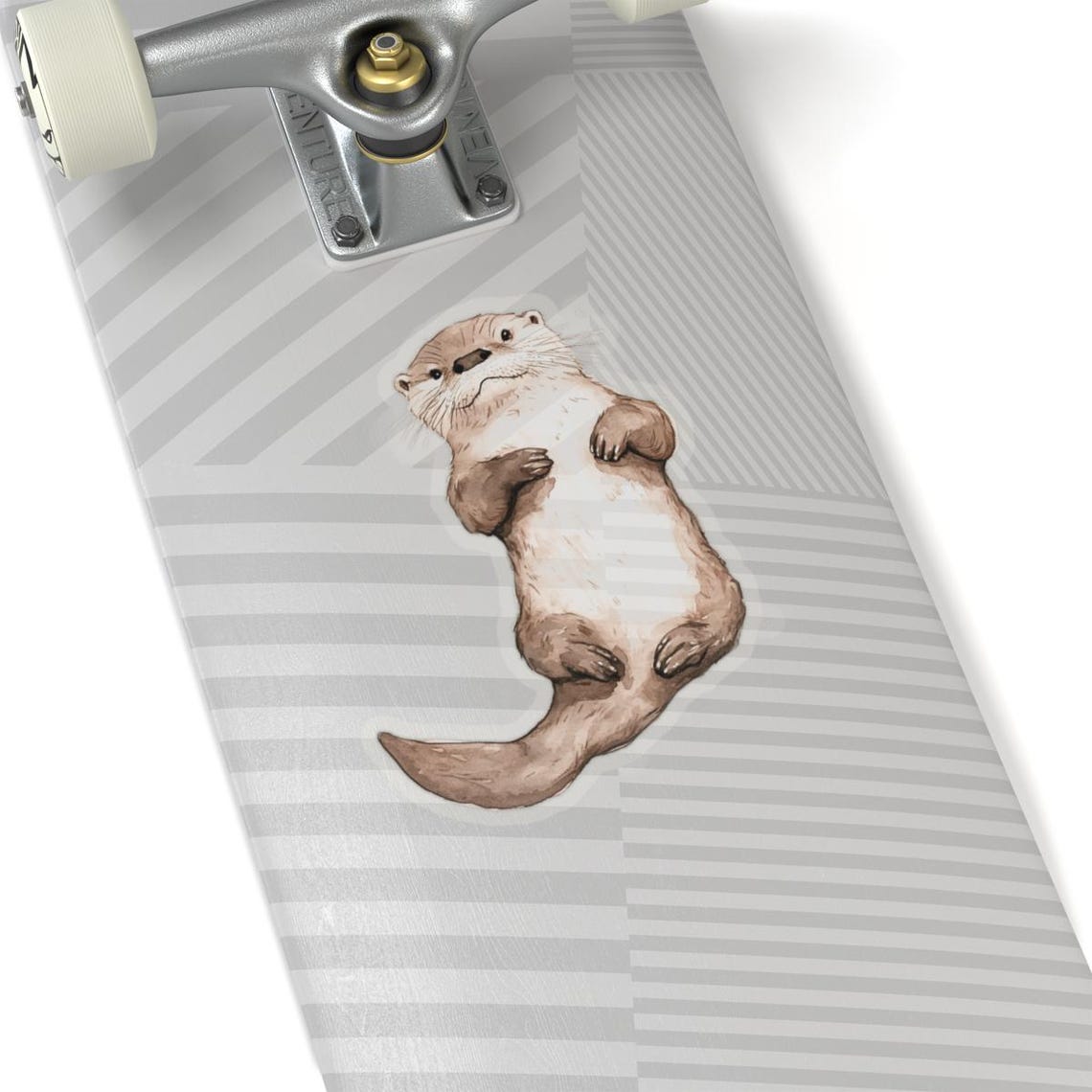 Otter Sticker, Cute Vinyl Decal for Mugs, Laptops, Planners, Scrapbooks ...