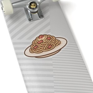 Spaghetti Sticker, Cute Pasta Vinyl Decal, Italian Food Lover Gift ...