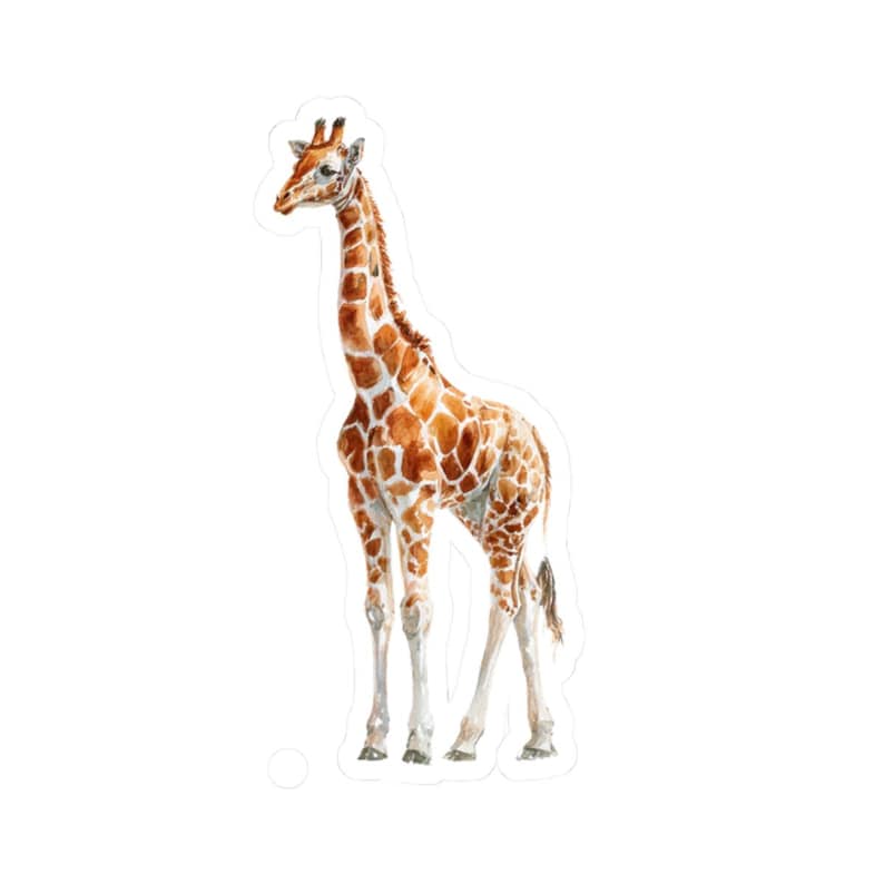 Giraffe Sticker, Laptop Decals, Animal Lover Gifts, Nursery Decor ...