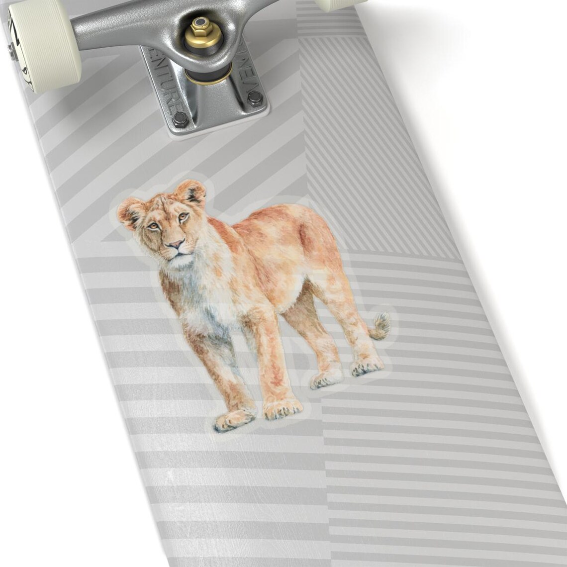 Lion Sticker, Lioness Decal, Cute Animal Vinyl Decal for Laptops ...