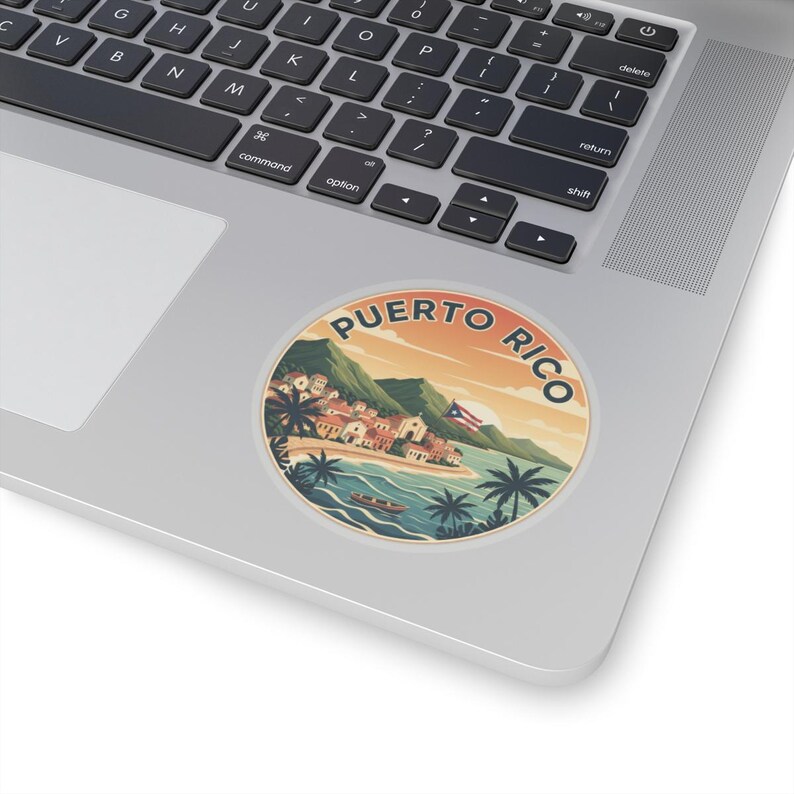 Puerto Rico Sticker, Boricua Pride Decal, Island Culture Vinyl Sticker ...