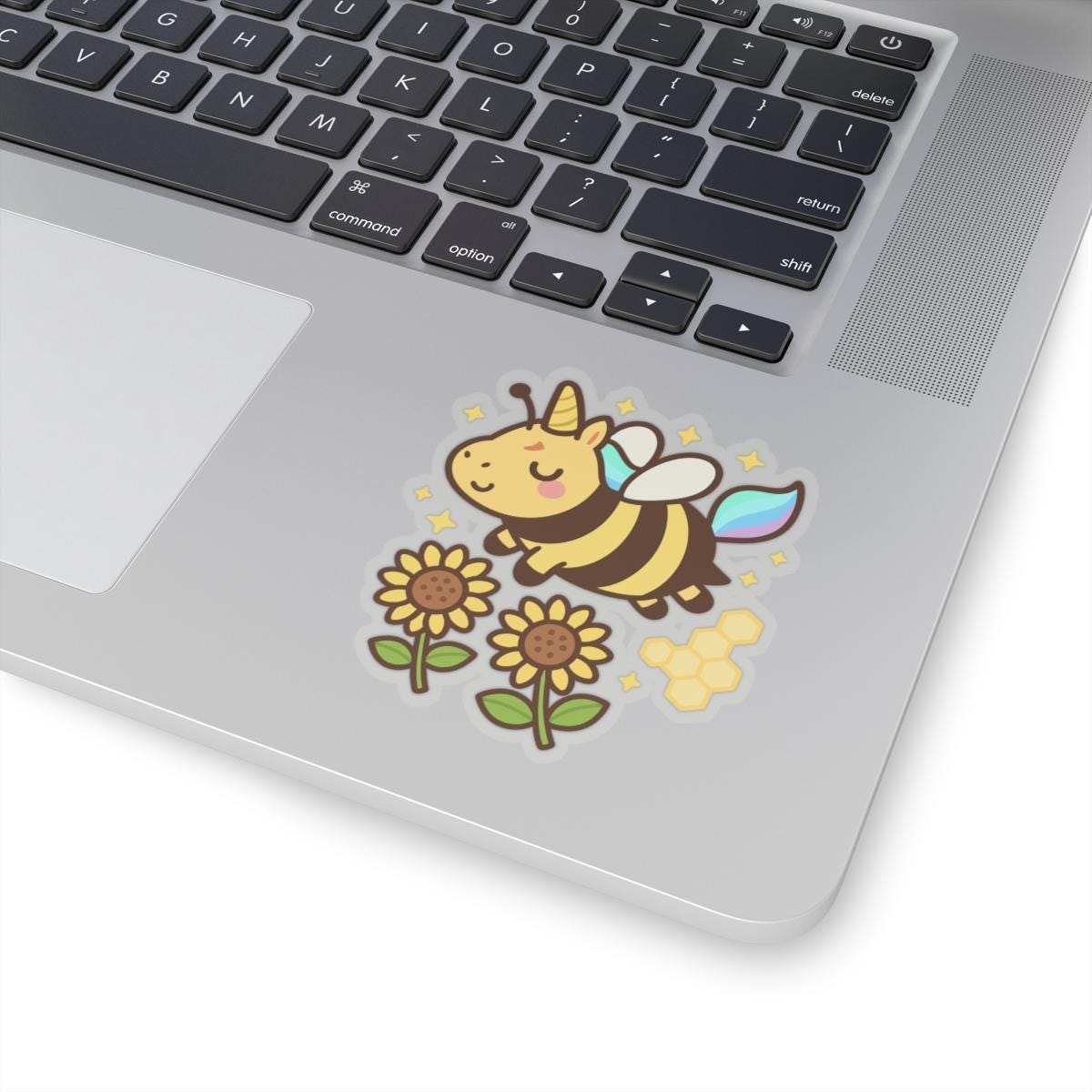 Bee Unicorn Sticker, Magical Hybrid Decal for Laptops, Water Bottles ...