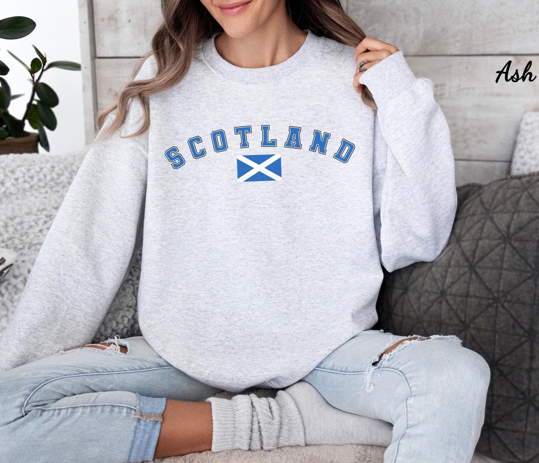 Scotland Sweatshirt, Scotland Sweater, Anglo Crewneck Pullover ...