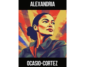 ALEXANDRIA OCASIO CORTEZ Glossy Poster Picture Photo Banner - Etsy