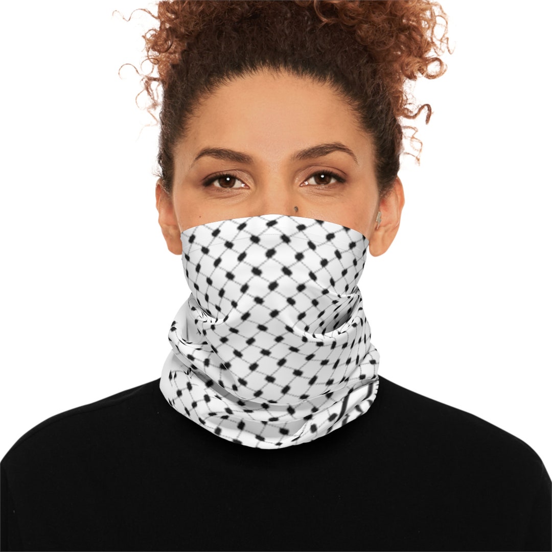 Keffiyeh Pattern Lightweight Neck Gaiter - Etsy