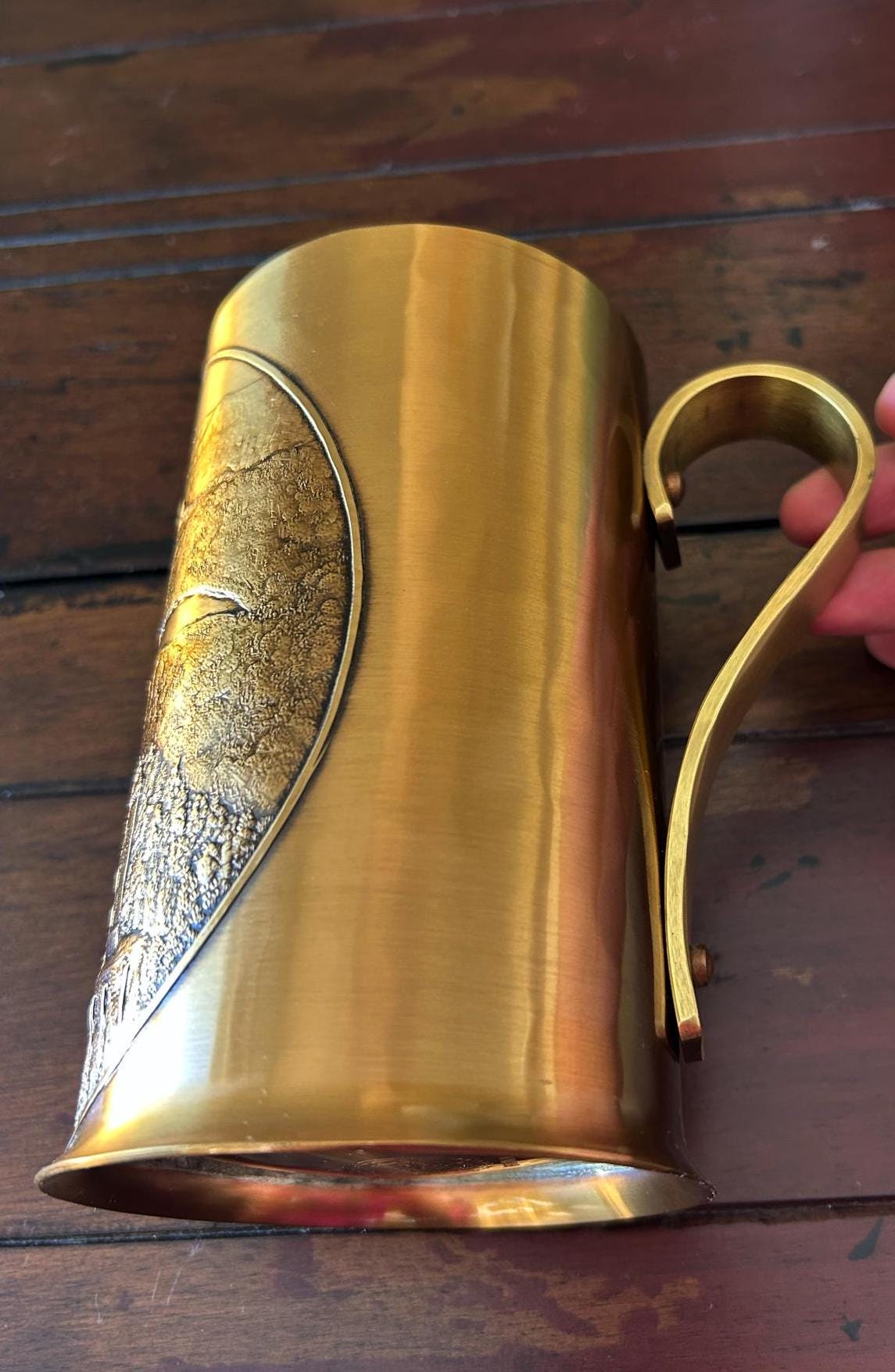 Vintage Wendell August Forge Bronze Handmade Beer Mug, Unique Mug for ...