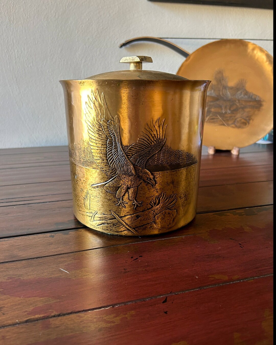 Vintage Wendell August Forge Bronze Handmade Ice Bucket, Bronze Gift ...