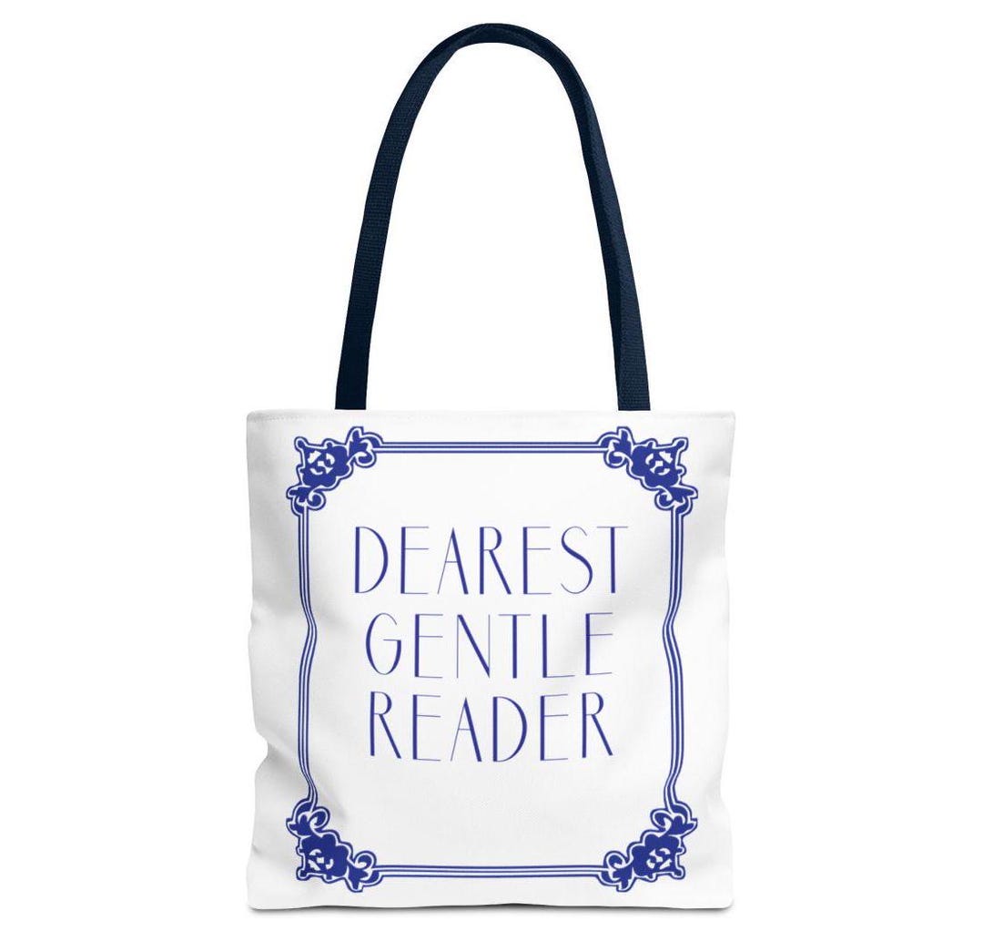 Bridgerton "dearest Gentle Reader" Tote Bag Available in 3 Sizes - Etsy