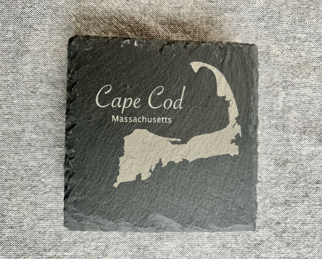 Slate Cape Cod Coasters - Set of 4 - Etsy