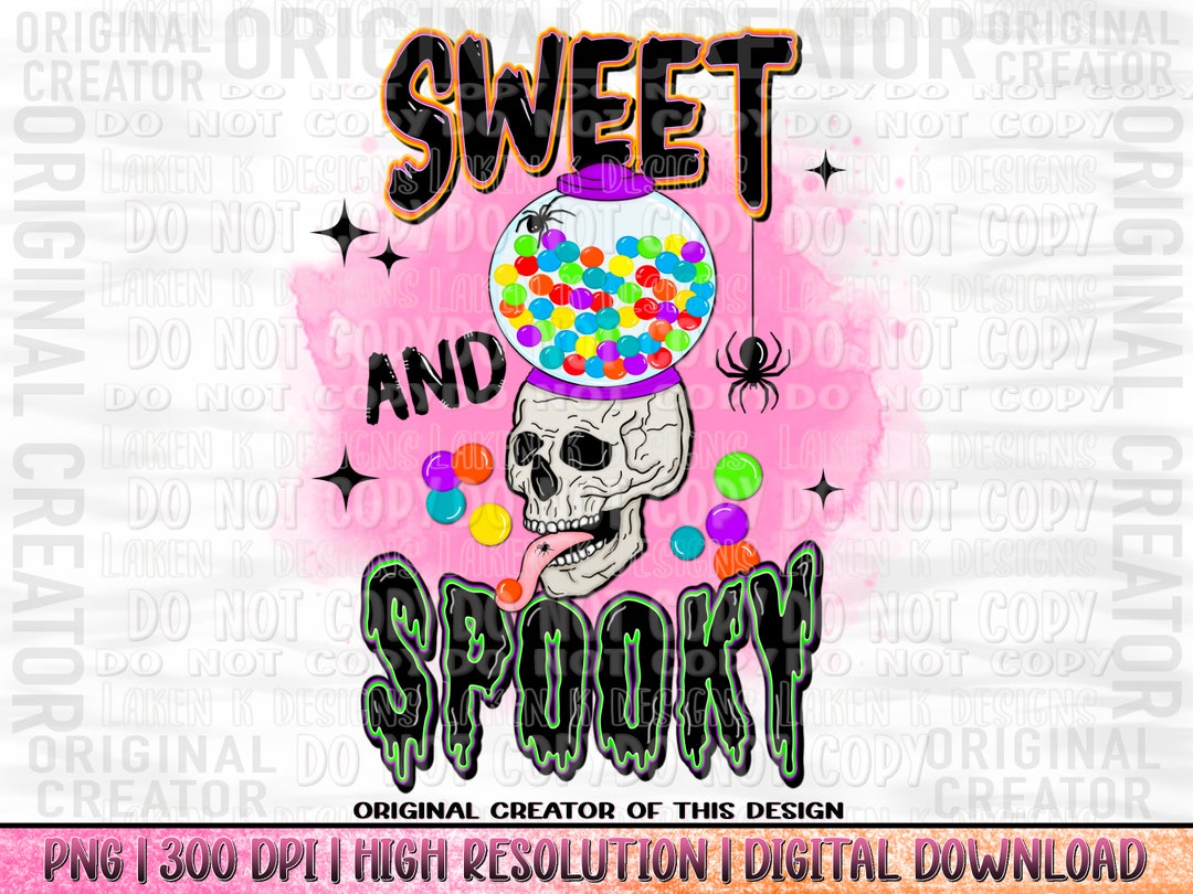 Halloween Spooky Bubblegum Skeleton PNG Sublimation Png Spooky Png ...