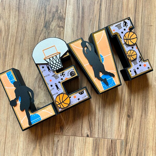 Basketball Letters - Etsy