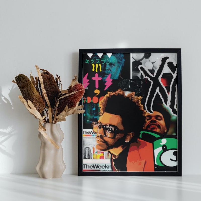 The Weeknd Wall Art - Etsy