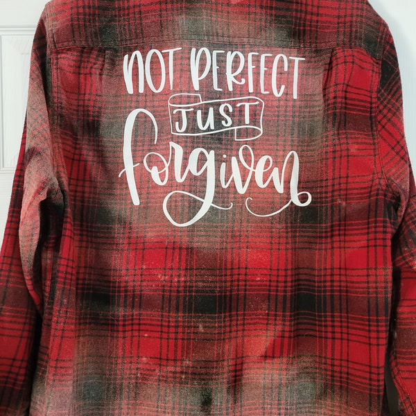 Bleached Flannel - Etsy