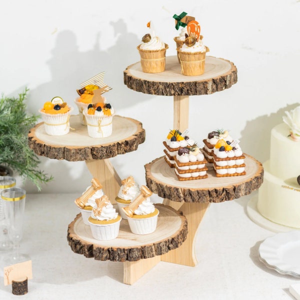 Rustic Dessert Stand - Etsy