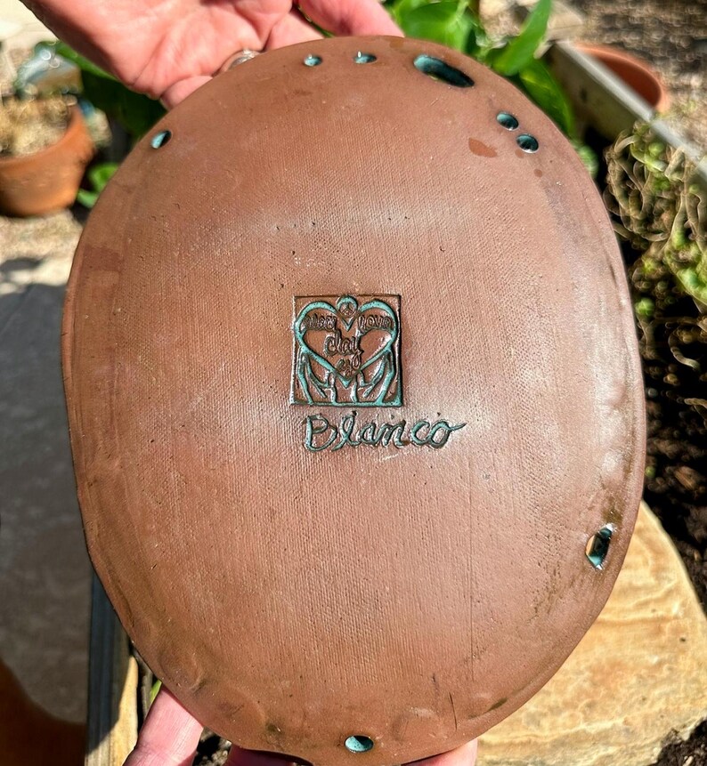 Oval Shaped Serving-display Platter/tray, Ceramic, Hand Built ...