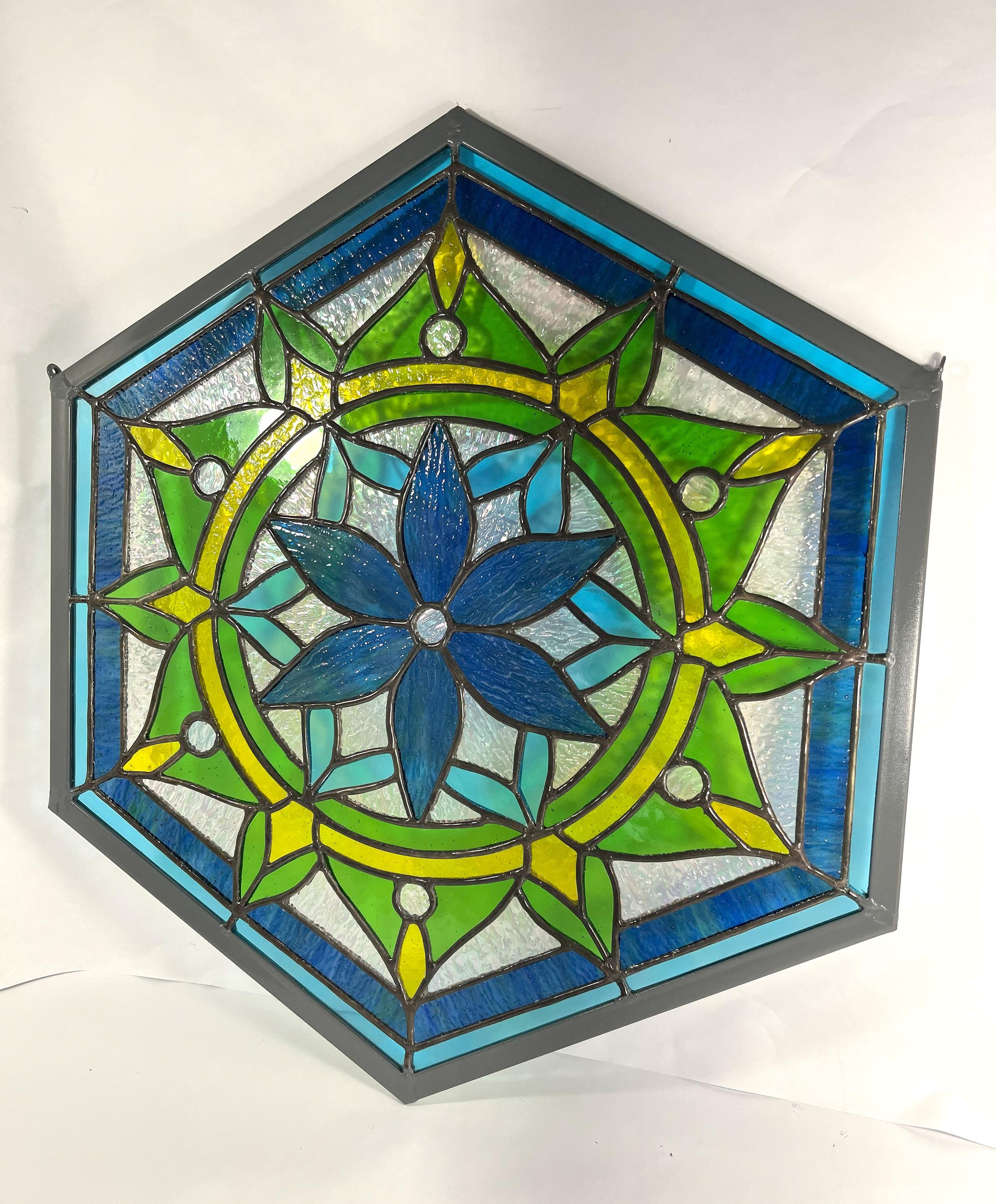 Another Illusion - Stained Glass Mandala Inspired Panel - Etsy