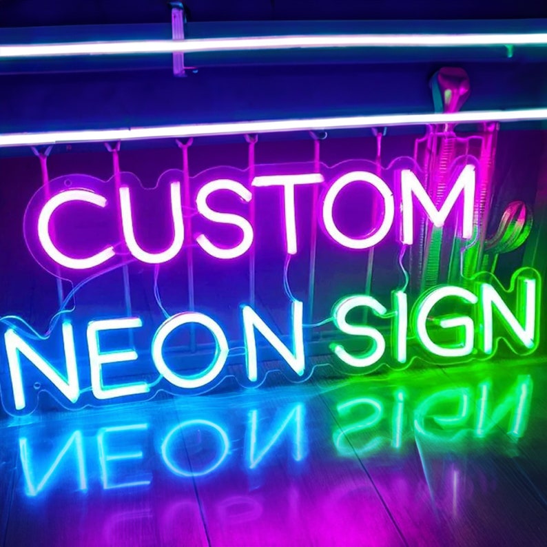 Neon Sign Custom Name Neon Boho Sign Gift for Her Neon Sign - Etsy