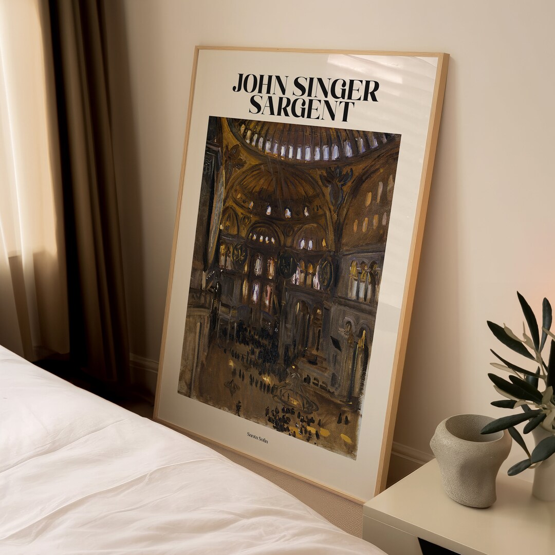 John Singer Sargent Exhibition Poster, Famous Gallery Wall Art Print ...