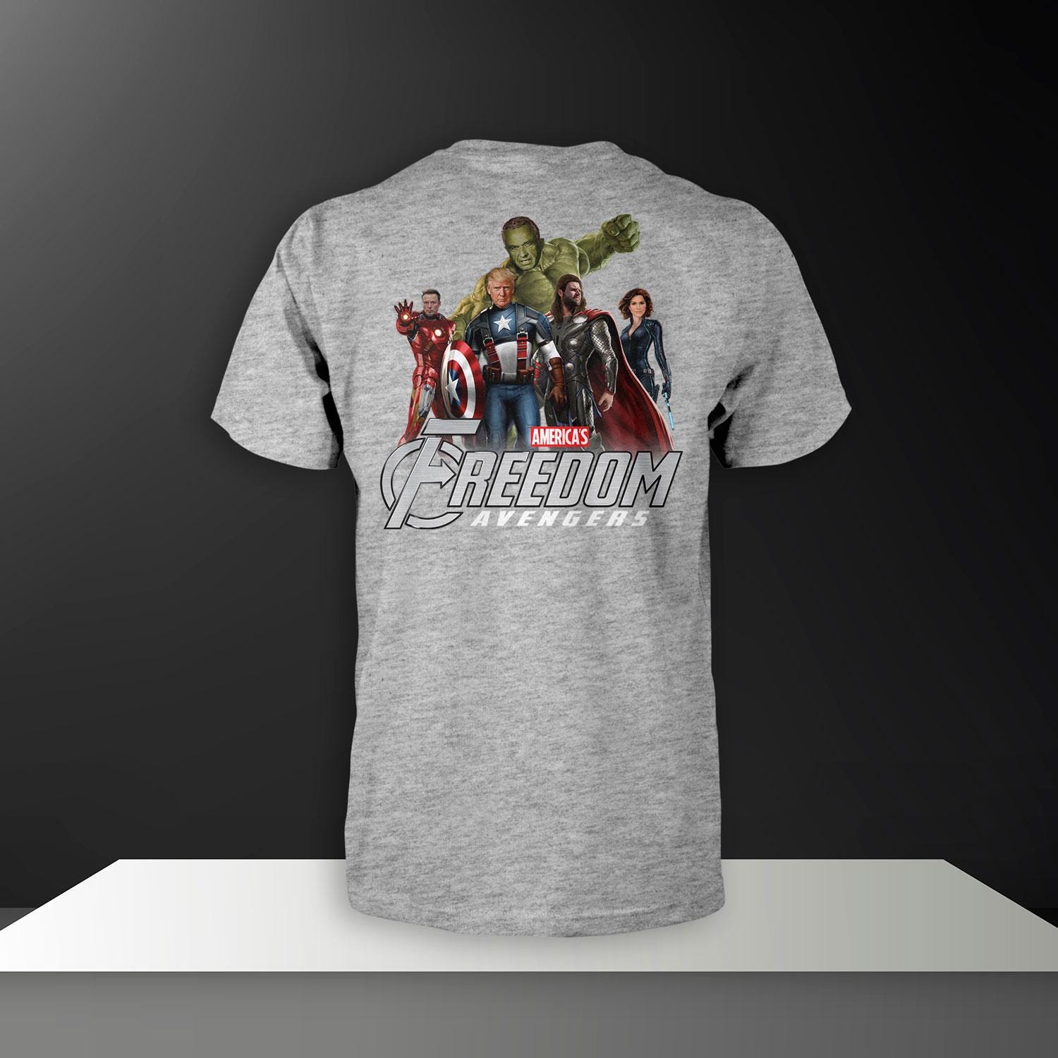 Trump Freedom Avengers PNG | Political Heroes Parody Design | Digital ...