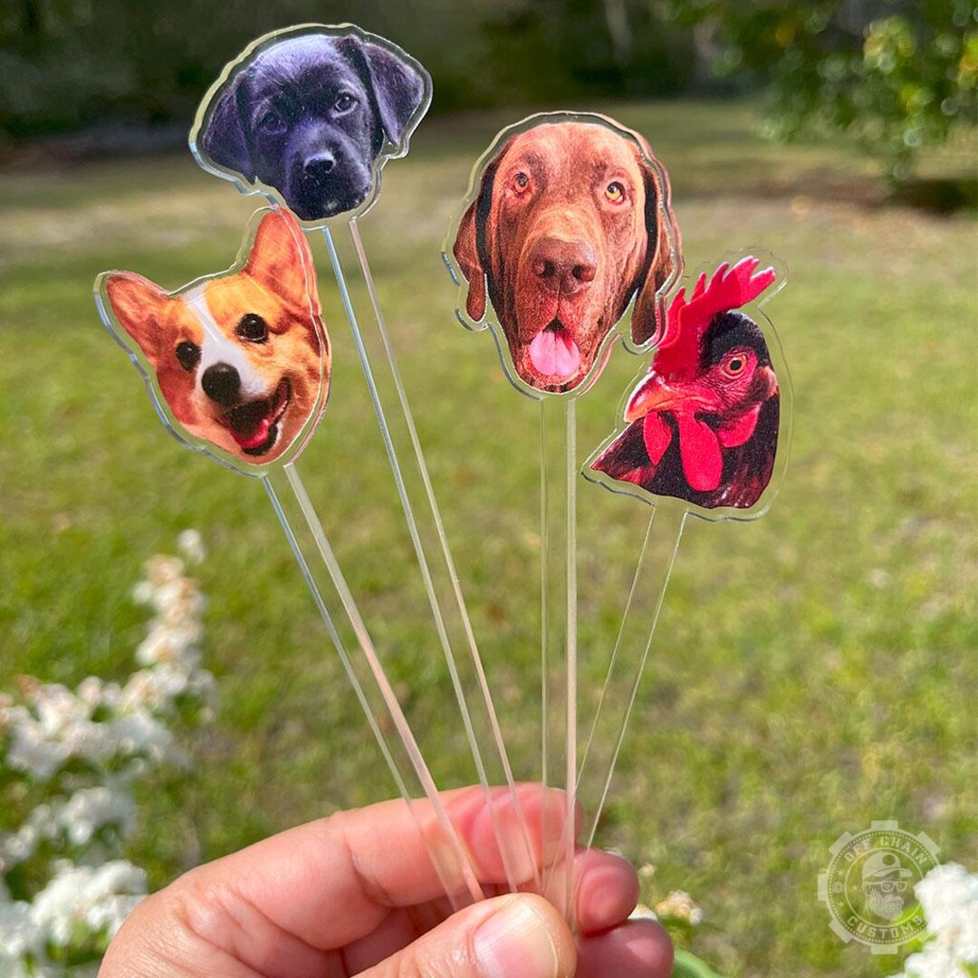 Personalized Acrylic Dog/cat Drink Stir Sticks | Custom Pet Cocktail ...