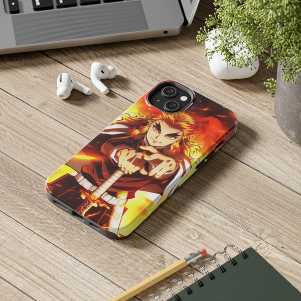 Demon Slayer Rengoku Phone Case - Etsy